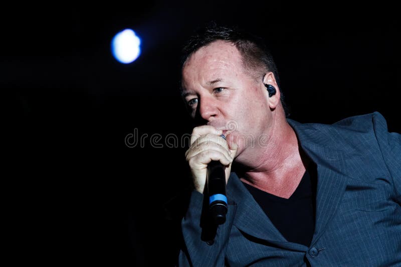 Simple Minds - Belgrade BeerFest 2011. Editorial Image - Image of roll ...
