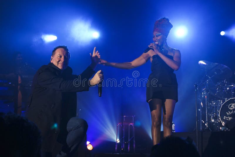 Simple Minds in Concert editorial stock photo. Image of glasgow - 12199633