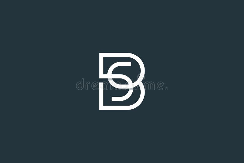 Initial Letter BS Logo or SB Logo Design Vector Template Stock Vector ...