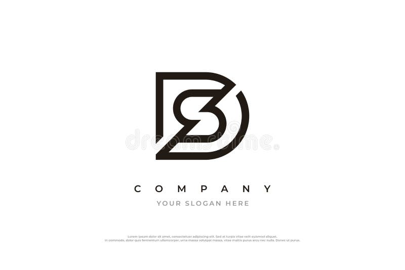 Initial Letter DS Logo or SD Logo Design Vector Stock Vector ...