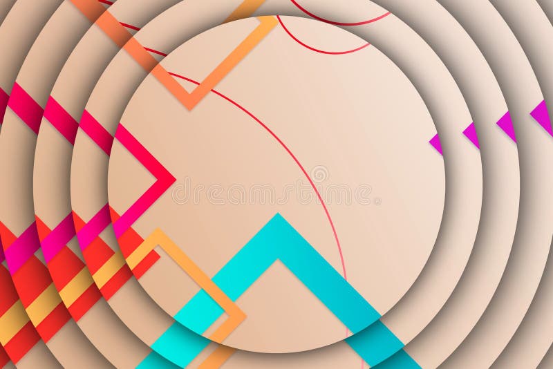 Simple and Minimal Pattern with 3D Circles Effect, Abstract Shapes ...