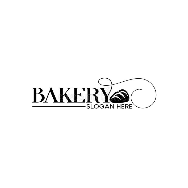 Simple Minimalist Bakery Logo Stock Vector - Illustration of element ...