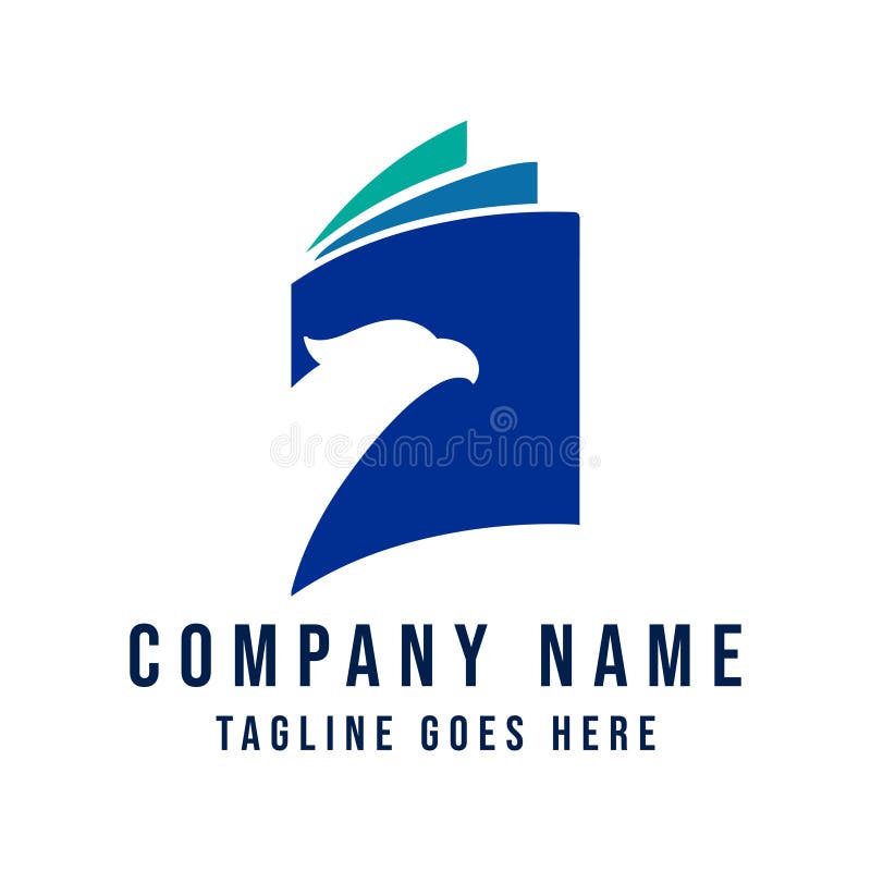 Minimalist American Eagle Hawk Falcon Head Logo Design Vector Stock Illustrations – 249 ...