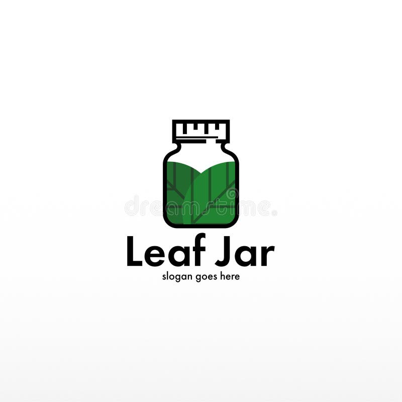 Simple and Minimalist Jar Logo Design Stock Illustration - Illustration ...