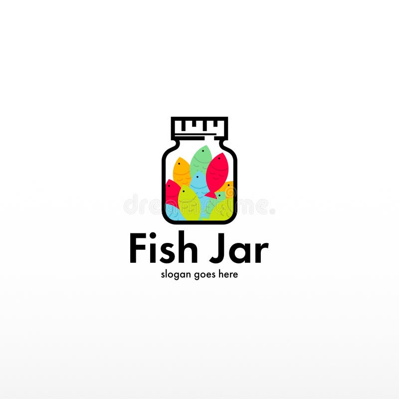 Simple and Minimalist Jar Logo Design Stock Illustration - Illustration ...