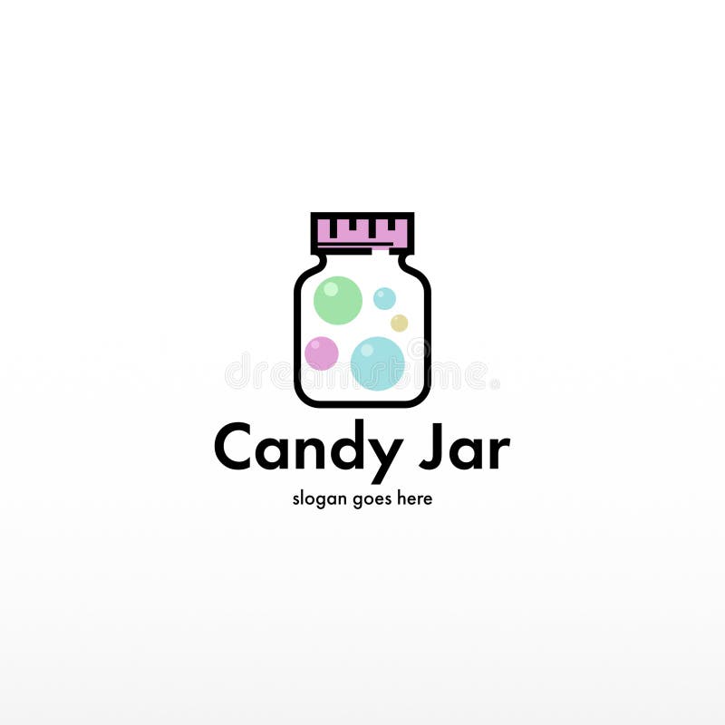 Simple and Minimalist Jar Logo Design Stock Illustration - Illustration ...