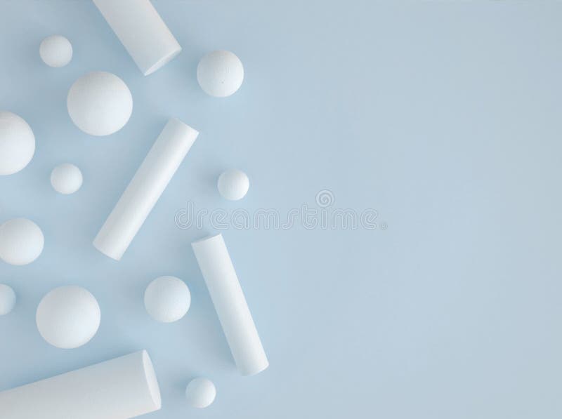 Simple Minimalist Layout with Geometric Forms. Stock Image - Image of ...