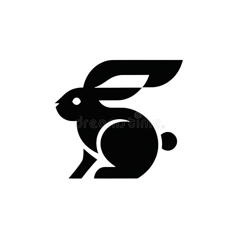 Simple Minimalist Rabbit Stock Illustrations – 4,174 Simple Minimalist ...