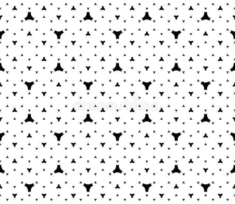 Simple Minimalist Seamless Pattern, Black and White Stock Vector ...