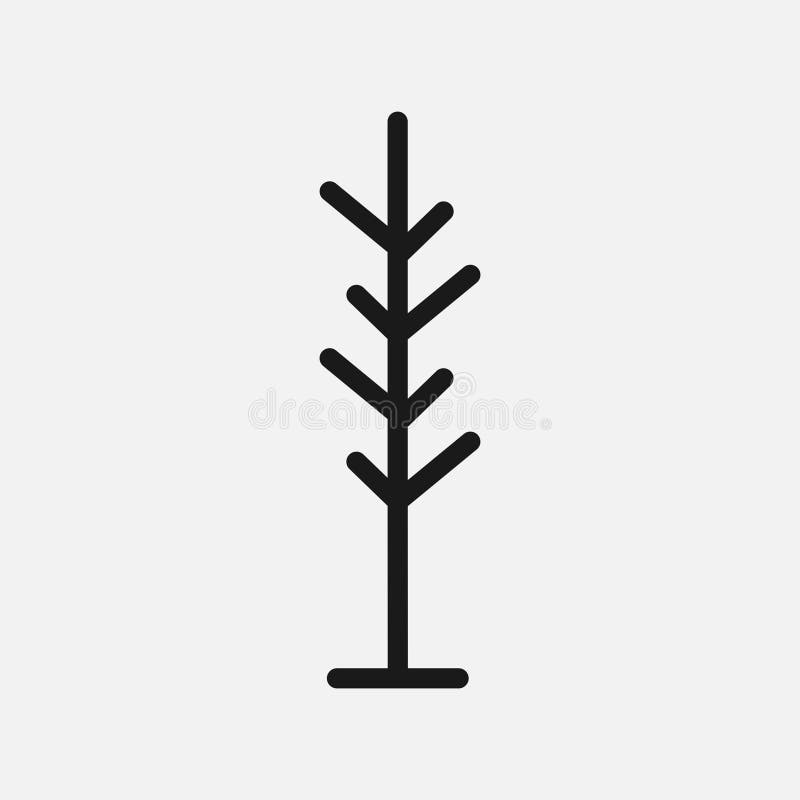 Simple and Minimalist Tree Illustration Stock Vector - Illustration of ...