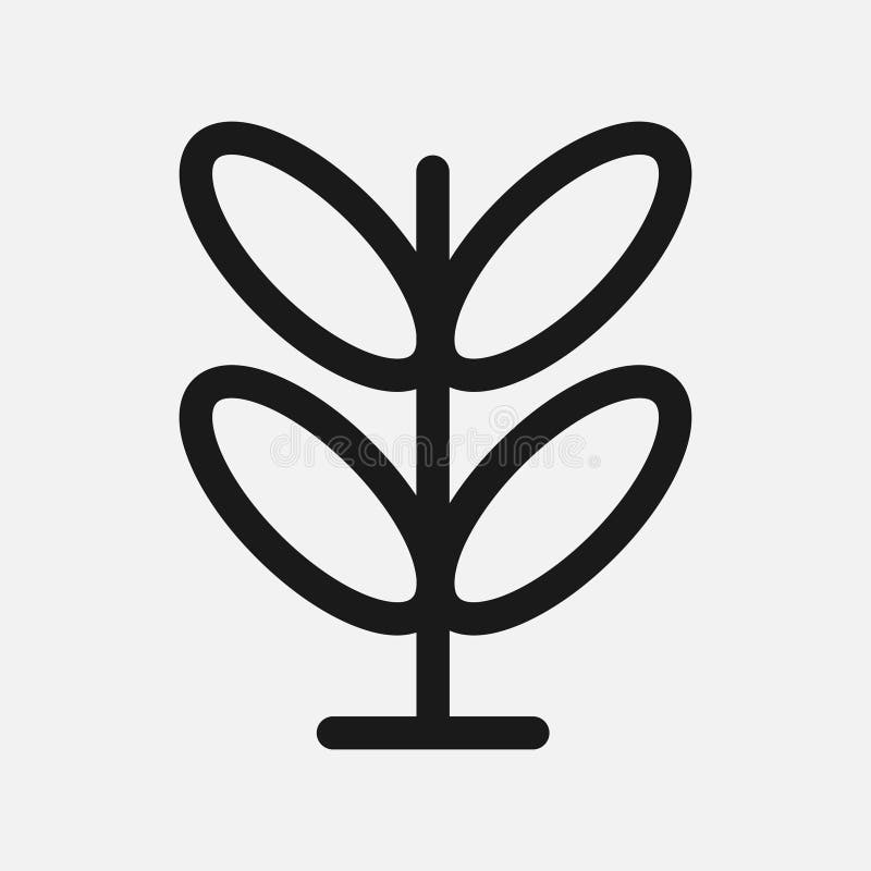 Simple and Minimalist Tree Illustration Stock Vector - Illustration of ...