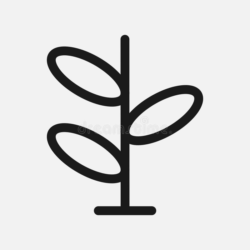 Simple and Minimalist Tree Illustration Stock Vector - Illustration of ...