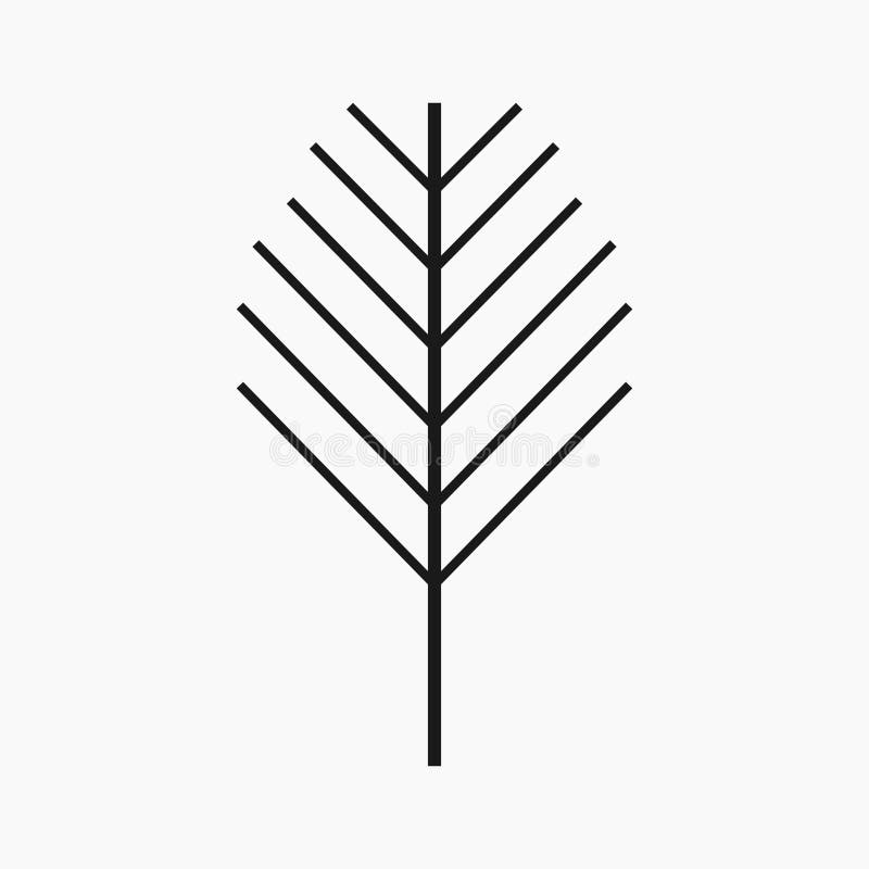 Simple and Minimalist Tree Illustration Stock Vector - Illustration of ...