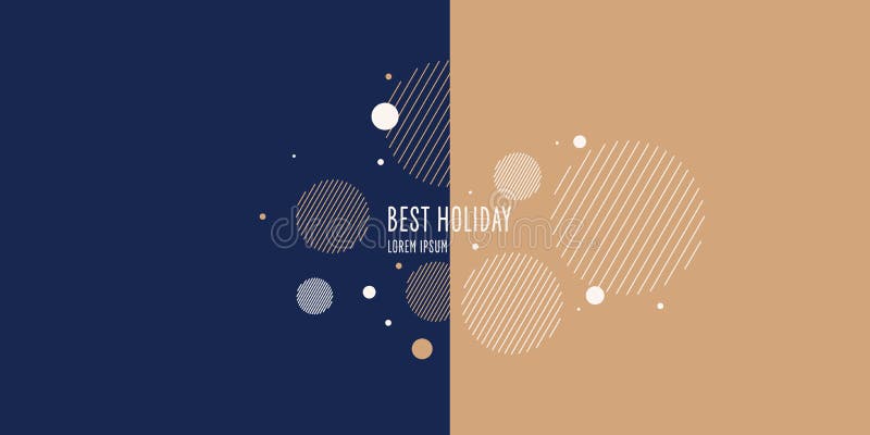 Simple Minimalistic Abstract Background with Geometric Shapes. Template ...