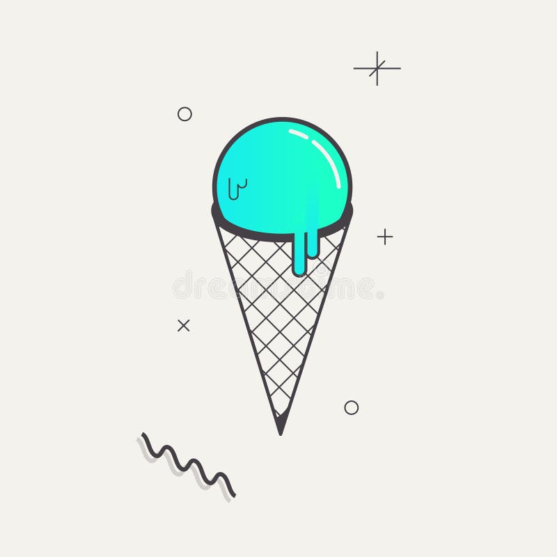Abstract Gradient Ice Cream Stock Illustrations – 764 Abstract Gradient ...