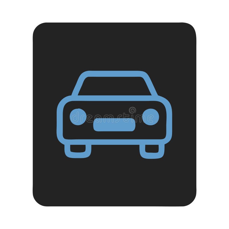 Blue Car Vector for Transportation Apps and Signage Design Stock Photo ...