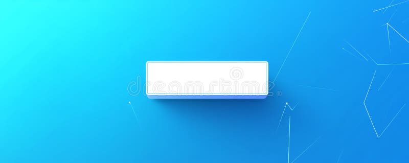 Minimalistic Computer Monitor Icon on a Blue Background Stock ...