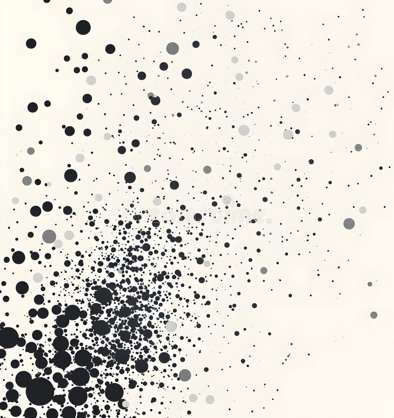 Simple Minimalistic Scatter Graphic Design Stock Illustration ...
