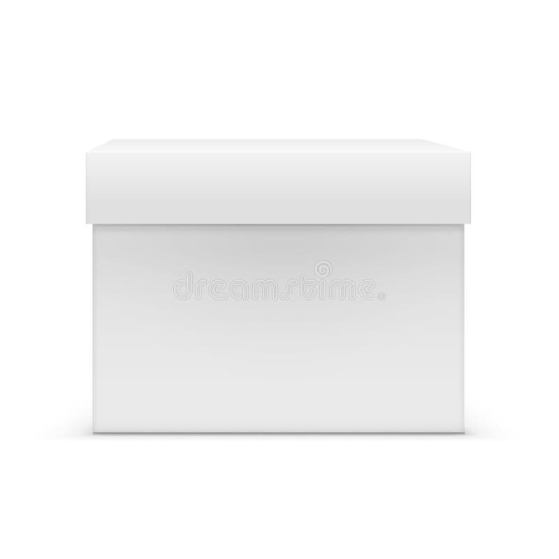 A Simple, Minimalistic Illustration of a White Rectangular Box with a ...
