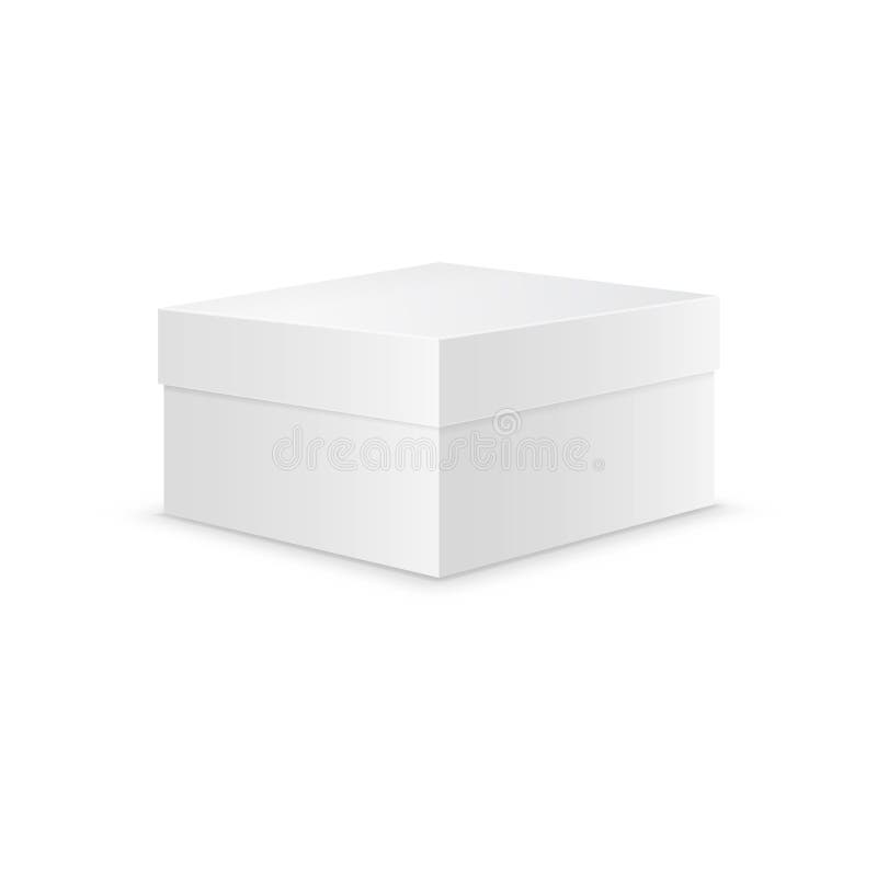 A Simple, Minimalistic Illustration of a White Rectangular Box with a ...