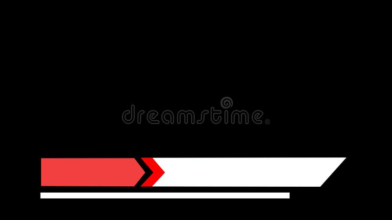 Simple Minimalistic Shiny Metallic Lower Third Animation Stock ...