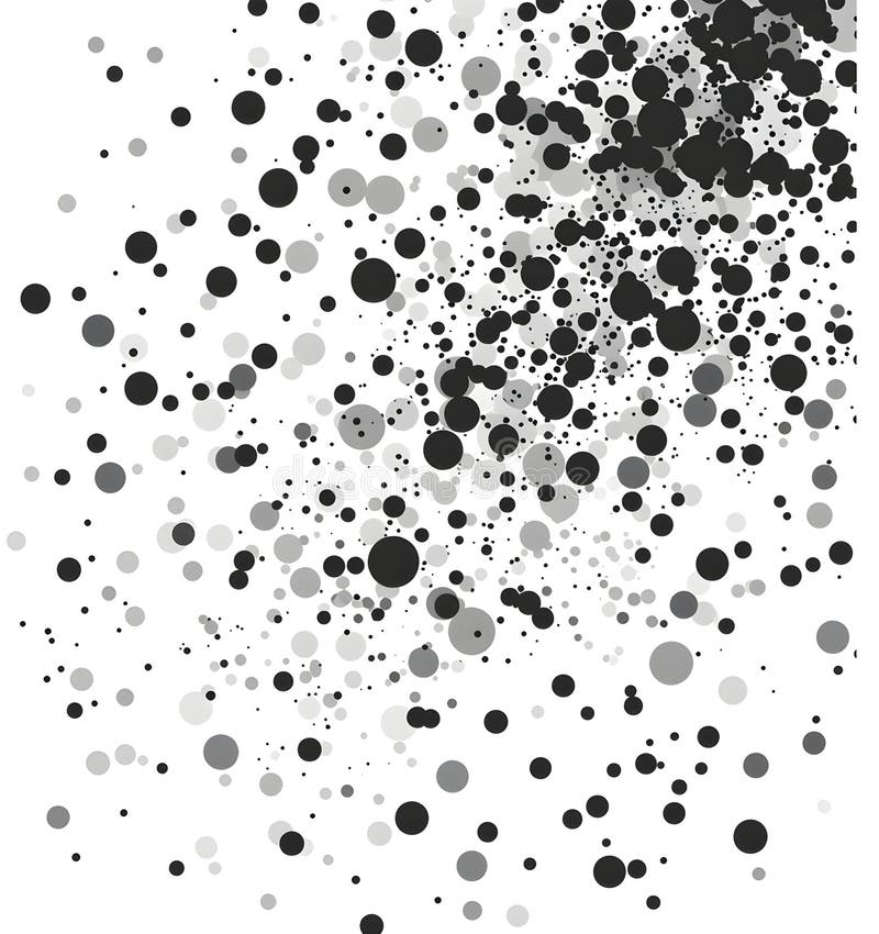 Simple Minimalistic Scatter Graphic Design Stock Illustration ...