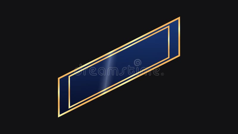 Simple Minimalistic Shiny Metallic Lower Third Animation Stock ...