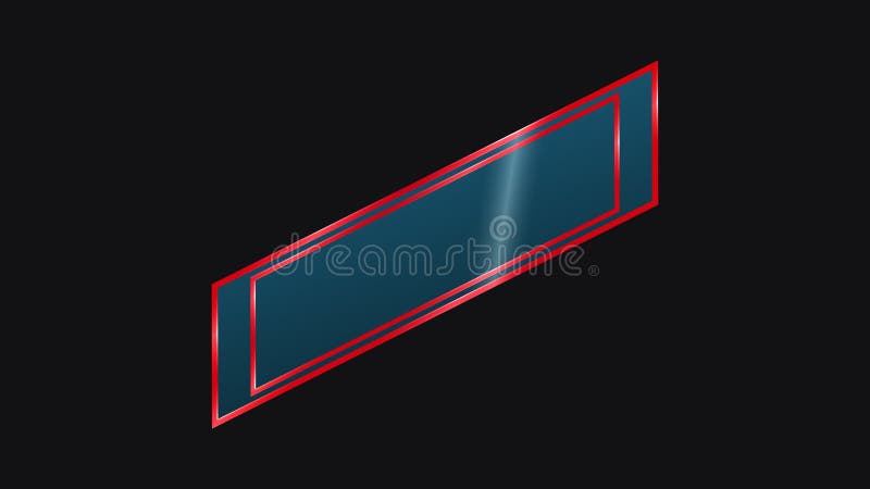 Simple Minimalistic Shiny Metallic Lower Third Animation Stock ...