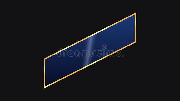 Simple Minimalistic Shiny Metallic Lower Third Animation Stock ...