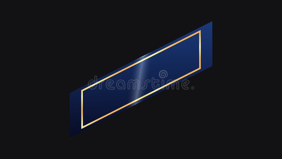 Simple Minimalistic Shiny Metallic Lower Third Animation Stock ...