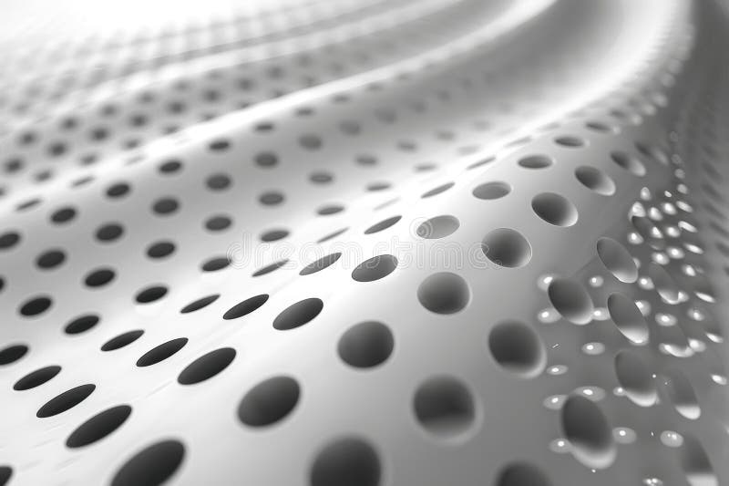 Simple and Minimalistic White Perforated Window Film with Grey Dots ...