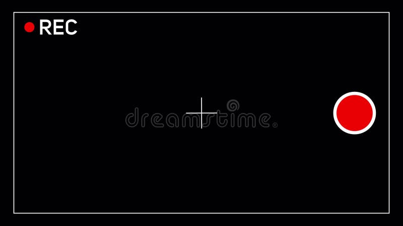 Simple Mobile Phone Smartphone Camera Video Recording Overlay with ...