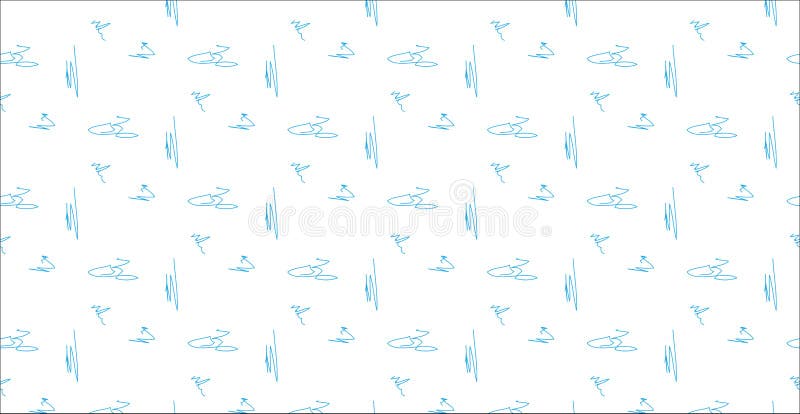 Simple Modern Abstract Blue Scrible Pattern Stock Vector - Illustration ...