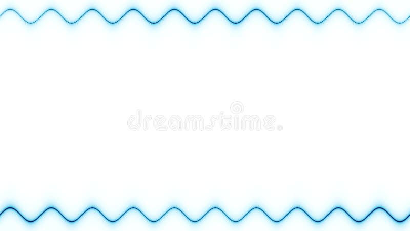 Abstract Blue Wavy Border Frame Stock Footage - Video of abstract ...