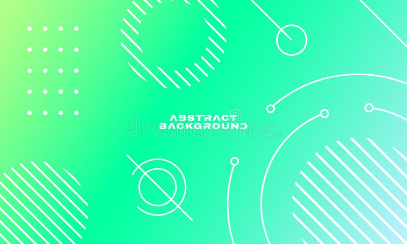 Simple and Modern Abstract Gradient Background with Geometric Memphis ...