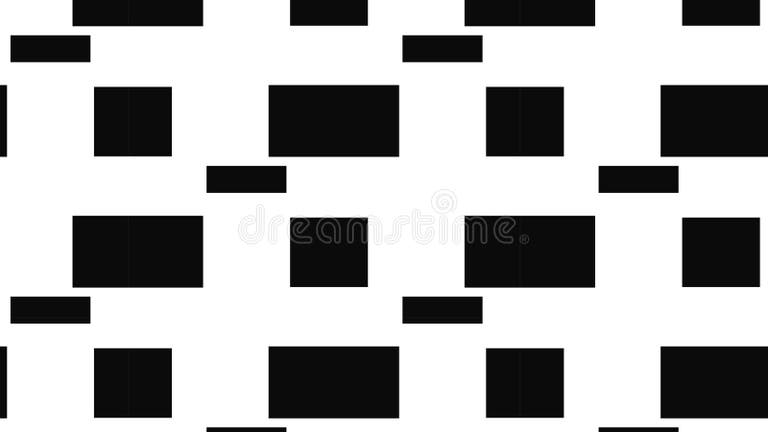 Simple Modern Abstract Monochrome Abstract Rectangle Checkered Pattern ...