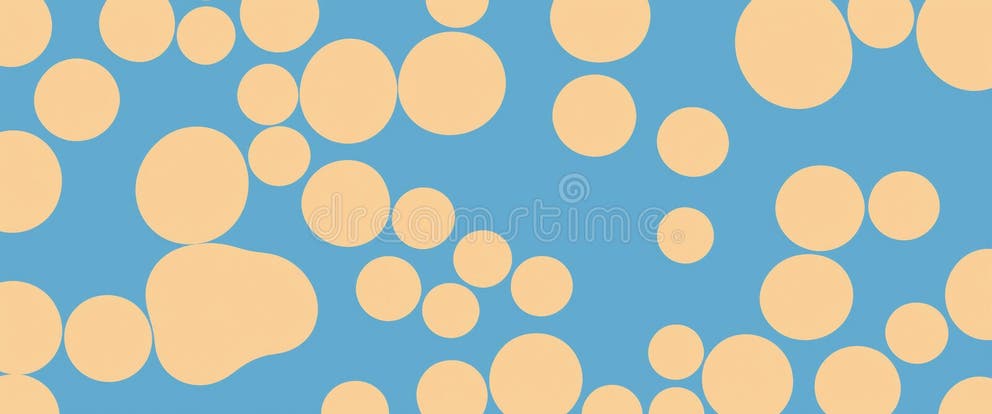 Simple and Modern Abstract Pattern Featuring Overlapping Oval Shapes in ...