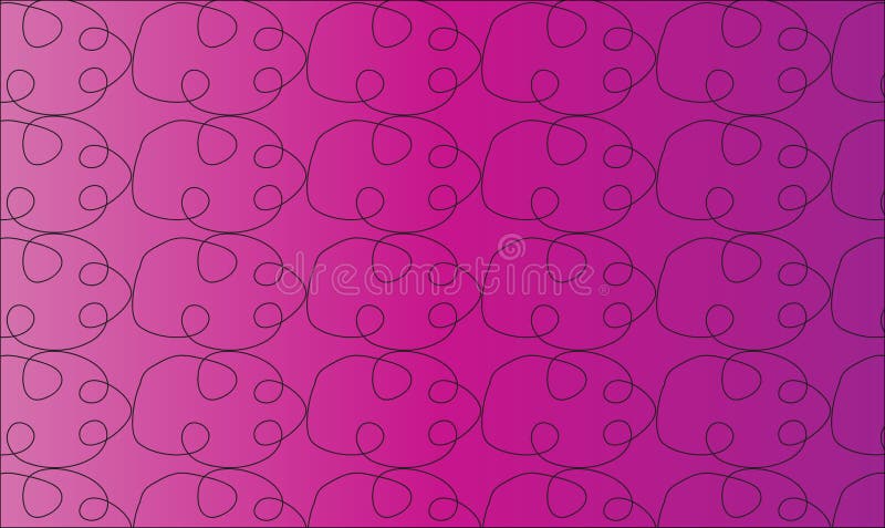 Simple Modern Abstract Purple Cloud Pattern Stock Vector - Illustration ...
