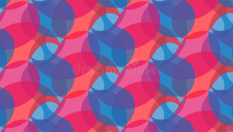 Simple Modern Abstract Red and Blue Shapes Pattern Stock Vector ...
