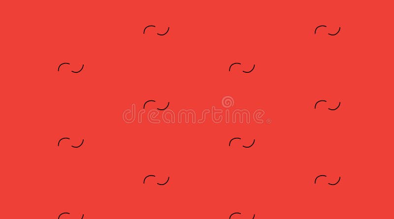 Simple Modern Abstract Red Curve Pattern Stock Illustration ...