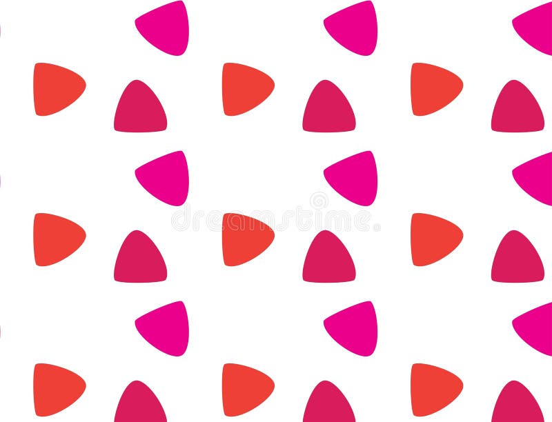 Simple Modern Abstract Red and Pink Scales Pattern Stock Vector ...