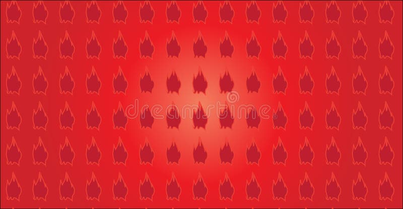 Simple Modern Abstract Red Shape Pattern Stock Illustration ...
