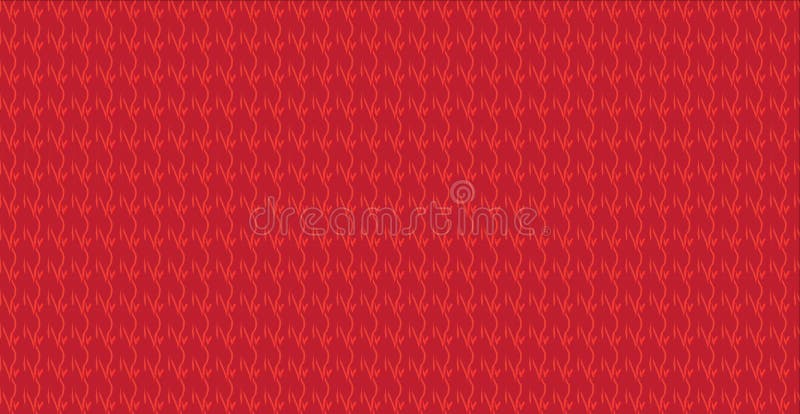Simple Modern Abstract Red Shape Tribal Pattern Stock Illustration ...