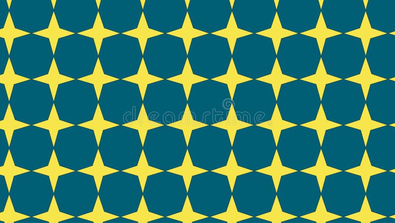 Simple Modern Abstract Yellow Blinking Star Pattern Stock Vector ...