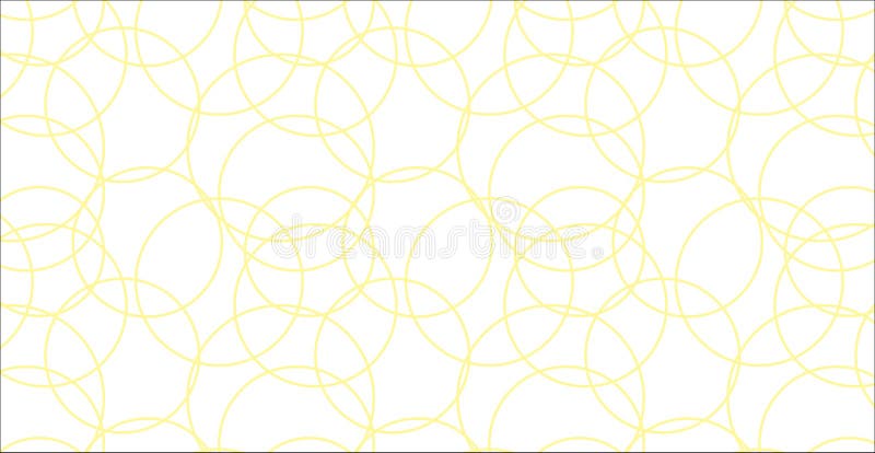Simple Modern Abstract Yellow Circles Pattern Stock Vector ...