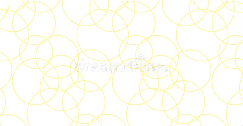 Simple Modern Abstract Yellow Circles Pattern Stock Vector ...