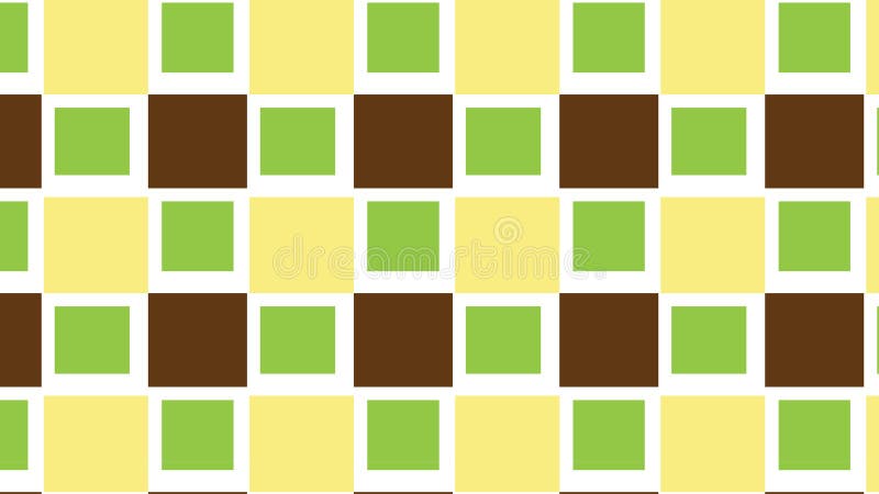 Yellow And Green Blocks Pattern Stock Illustration - Illustration of ...