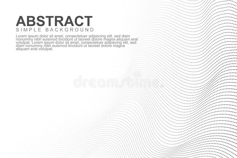 Simple Modern Background. Design with Dash Lines Stock Vector ...