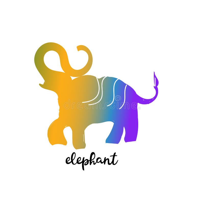 Simple Modern Elephant Logo, Elegant and Stylish Stock Vector ...