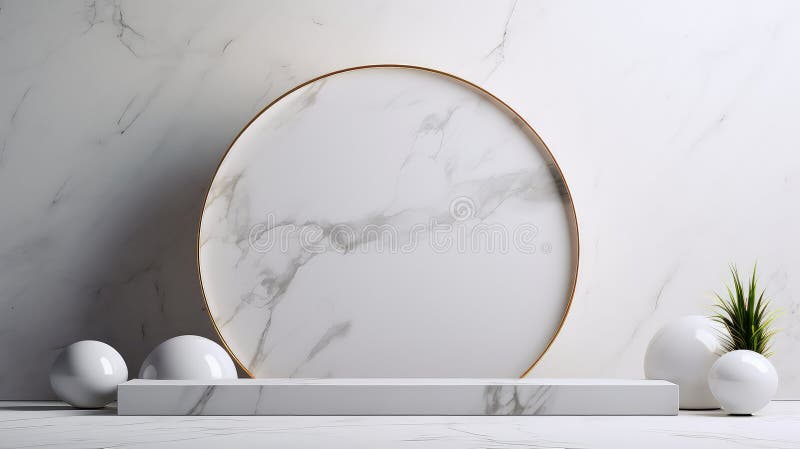 Simple Modern Empty Background Stock Illustration - Illustration of ...